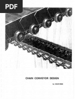 Chain Conveyor Design Calculations | PDF | Wear | Mechanical Engineering