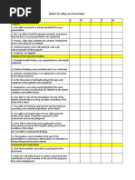 Checklist Wound Dressing | PDF | Wound | Public Health