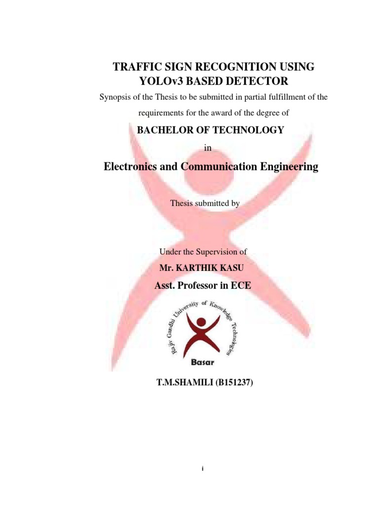 Traffic Sign Recognition Using Yolov3 Based Detector: Bachelor of Technology | PDF | Computing ...