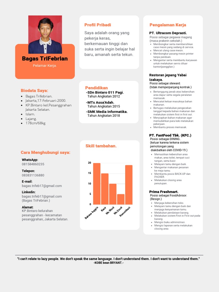 Bagas TriFebrian New CV | PDF