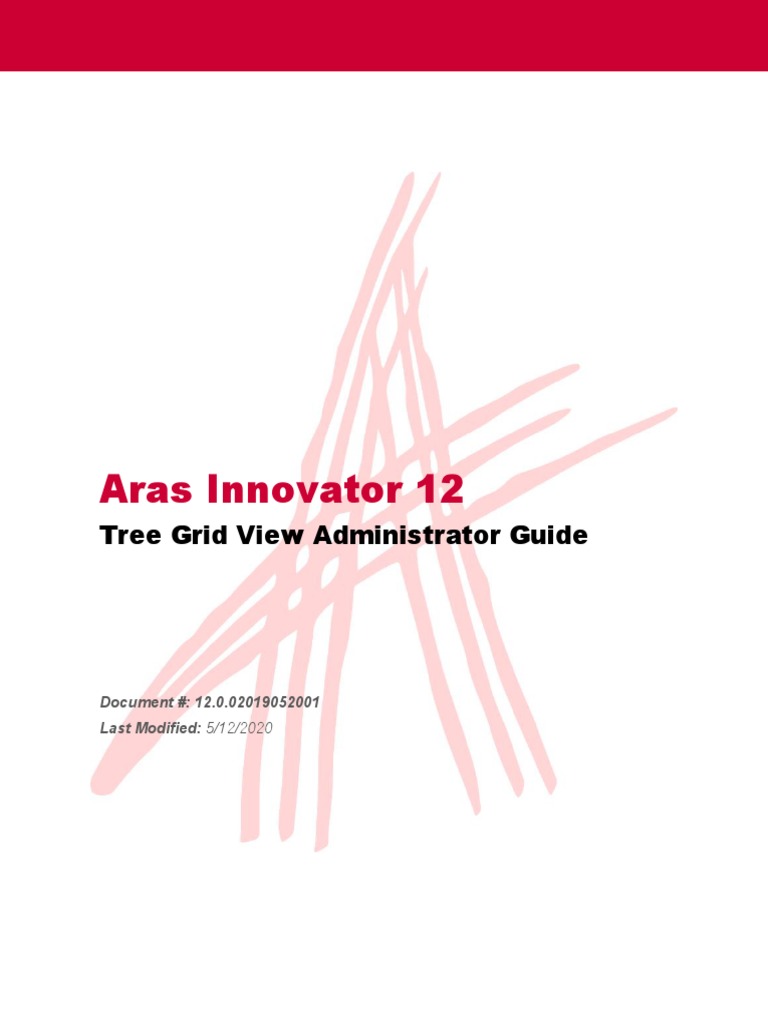 Aras Innovator 120 Tree Grid View Administrator Guide | PDF | Menu ...