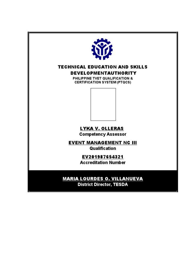 Technical Education Skills Certification System | PDF