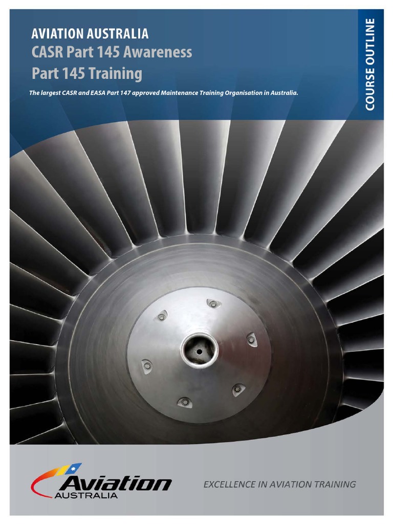CASR Part 145 Awareness Part 145 Training | PDF