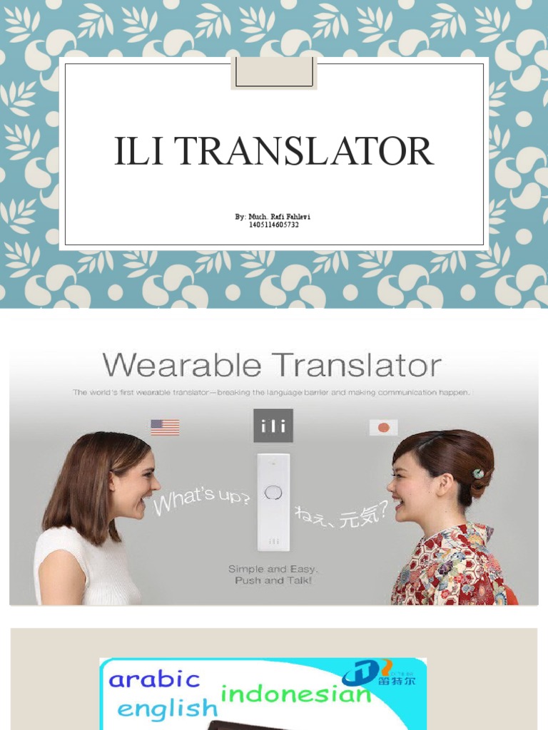Ili Translator | PDF