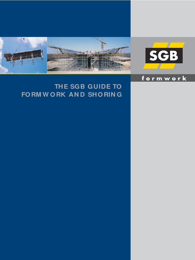 Formwork Manual Complete Pdf Bending Scaffolding
