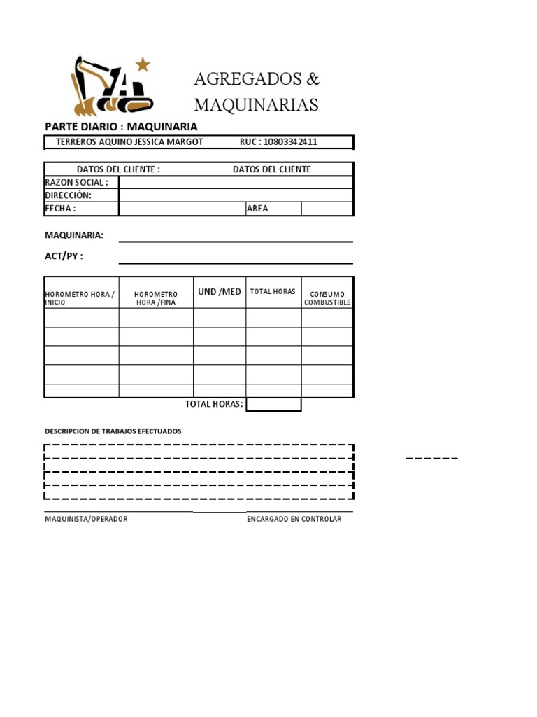 Parte Diario | PDF