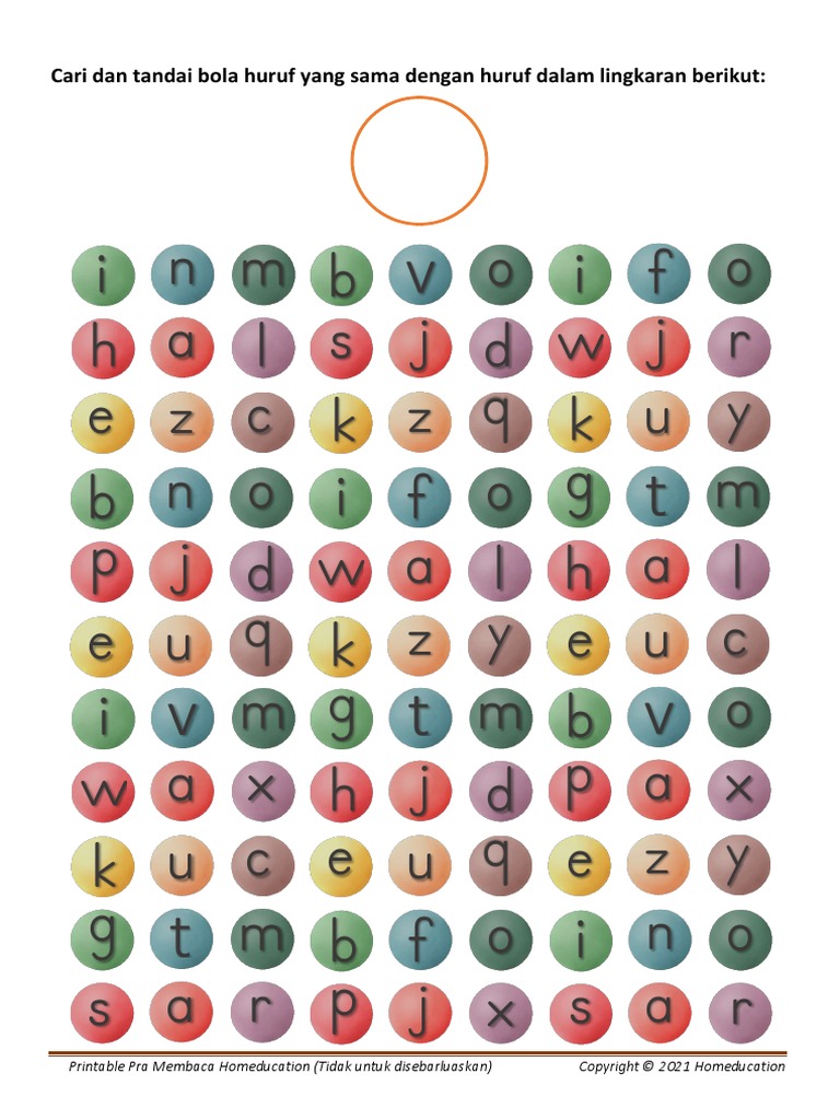 Printable Pra Membaca Homeducation | PDF