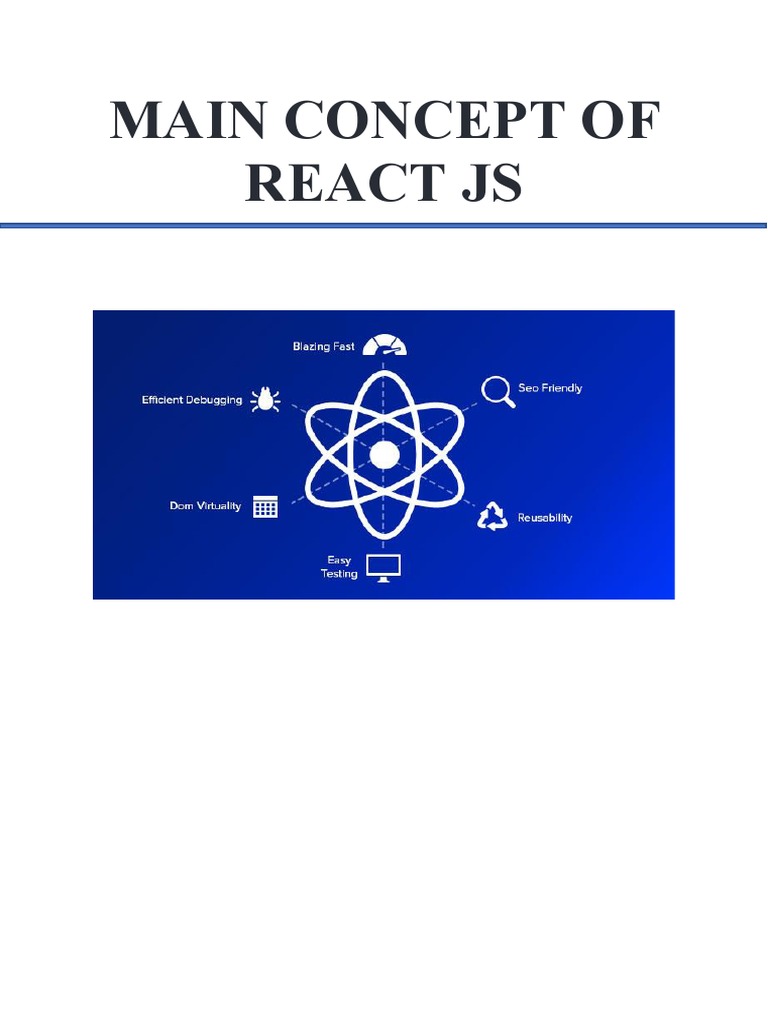 Main Concept Of React Js Pdf Java Script Parameter Computer Programming 