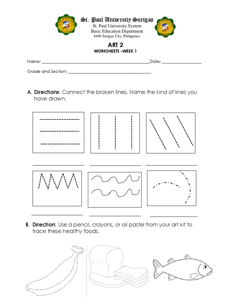 ART 1 Worksheet | PDF