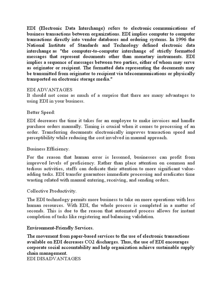 Module 5 Notes | PDF | Electronic Data Interchange | E Commerce