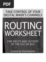 Behringer X32 Effects & Routing Guide | PDF | Acoustics | Sound Recording