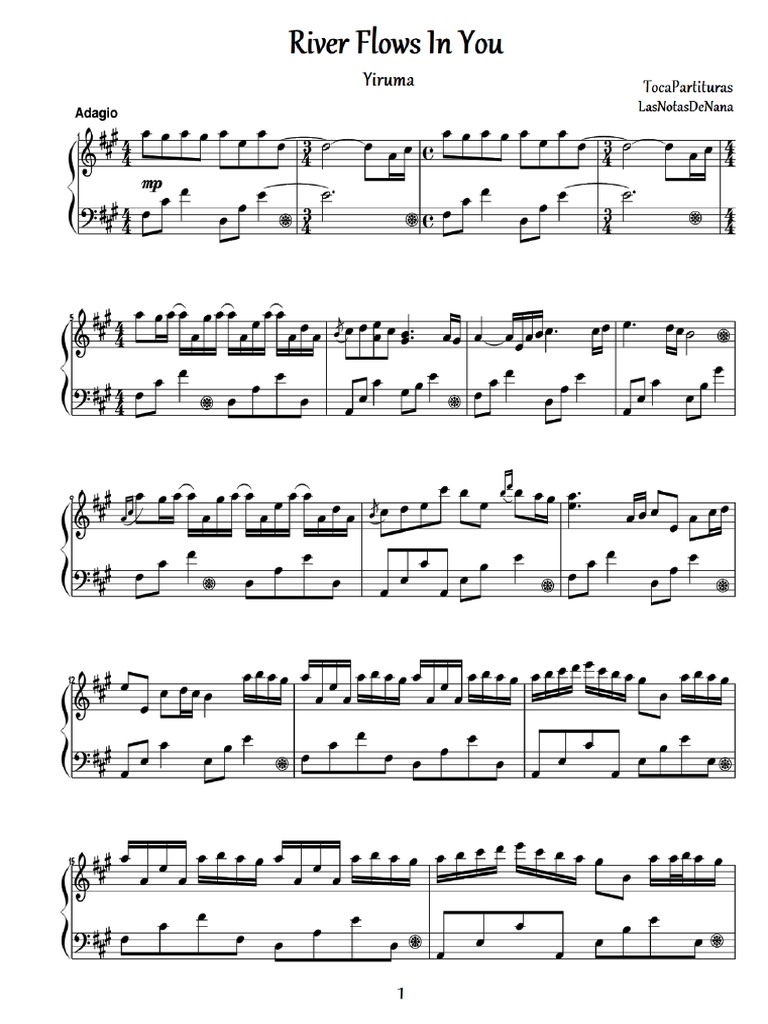 Partituras Yiruma | PDF