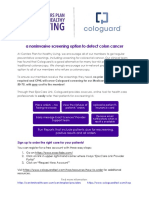 Bowel Cancer Screening Participant Form | PDF | Screening (Medicine)