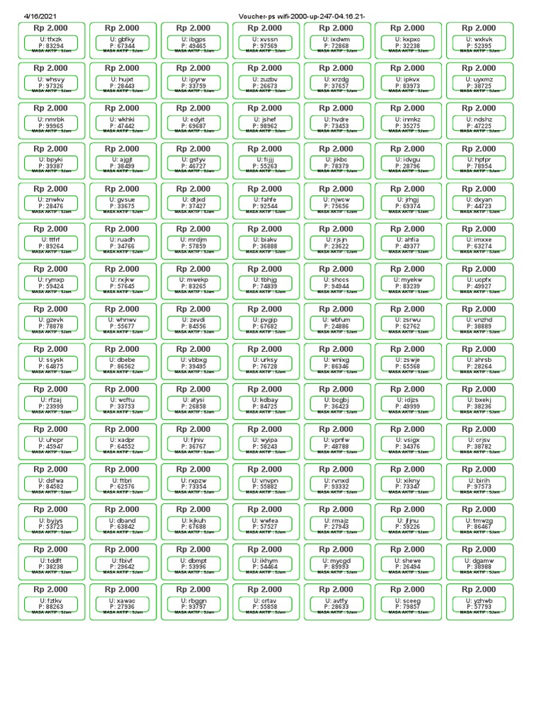 Voucher-Ps Wifi-2000-Up-247-04.16.21 | PDF