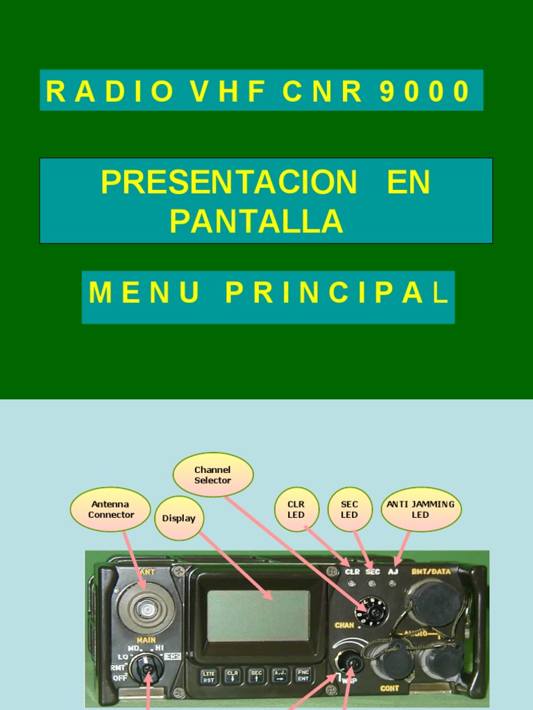 Pantalla PRC-930 | PDF
