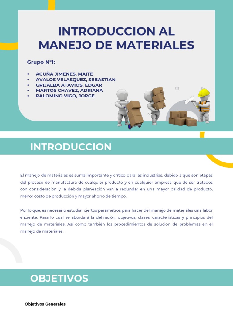 Introducción Al Manejo de Materiales | PDF | Pie | Almacén