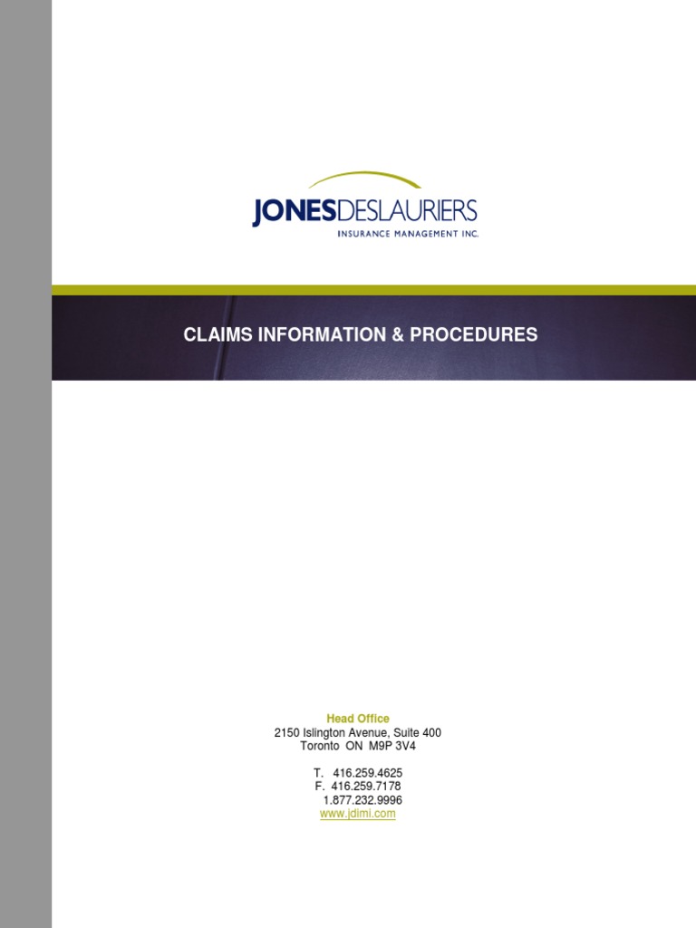 Claims Procedures and Guidelines | PDF | Insurance | Vehicle Insurance