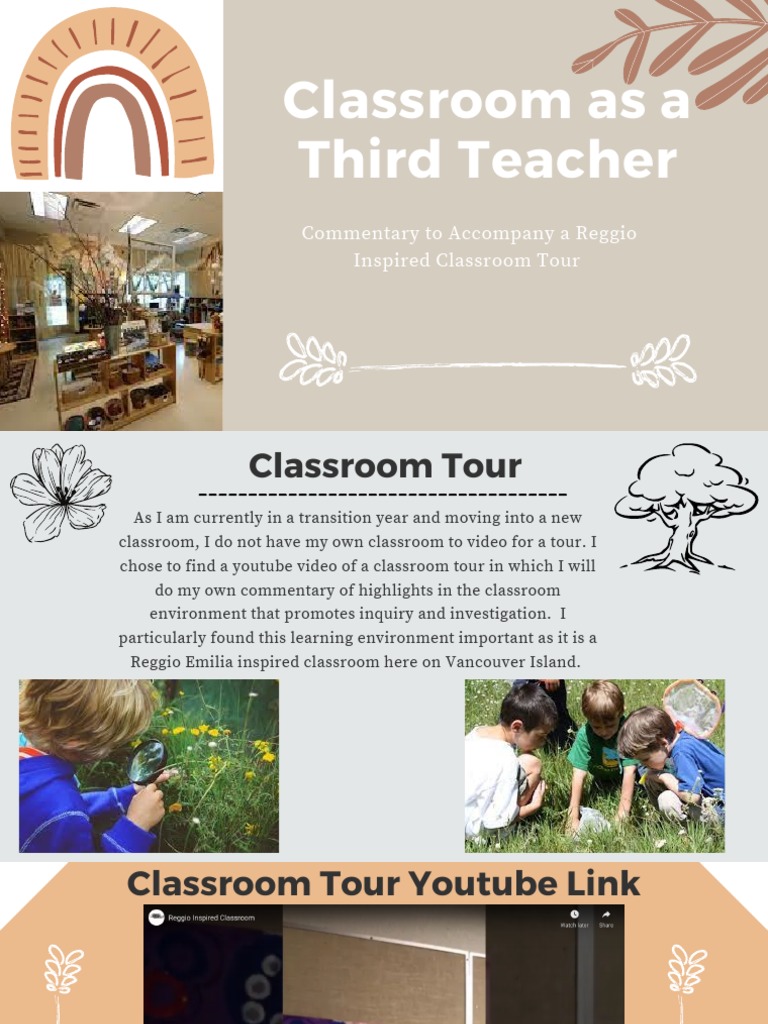 Reggio Emilia Classroom Tour Insights | PDF | Classroom