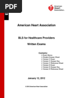 AHA ACLS Megacode Scenarios | PDF | Cardiopulmonary Resuscitation ...