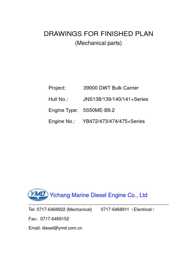 Drawings For Finished Plan (Mechanical Parts) | PDF | Engines | Piston