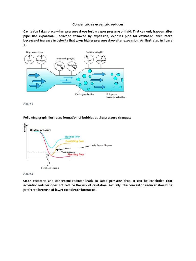 Concentric Vs Eccentric Reducer | PDF