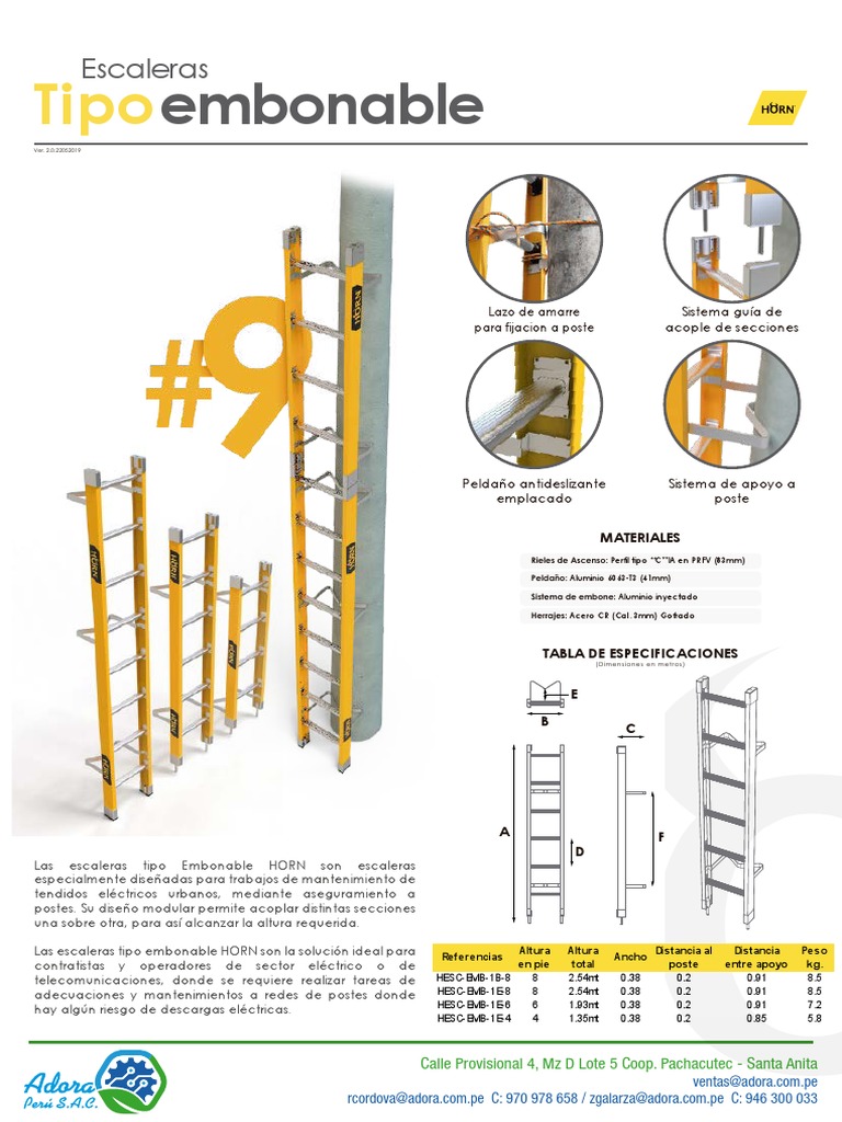 Escalera Embonable | PDF