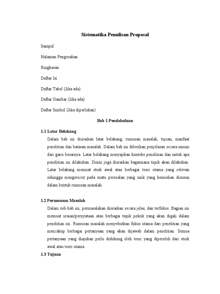 Panduan Proposal Penelitian | PDF | Sains & Matematika