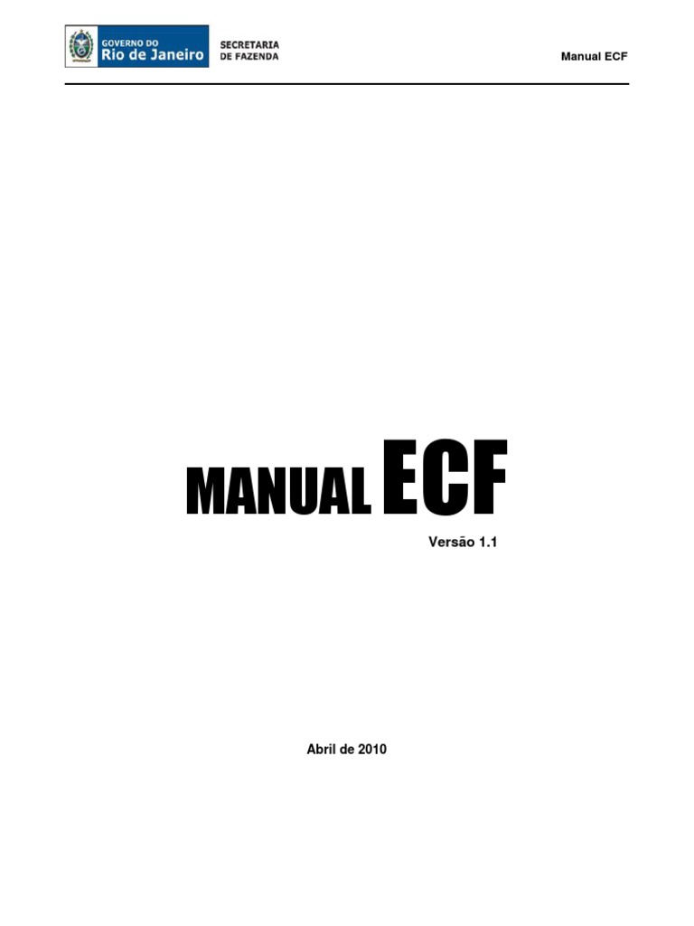 Manual ECF | PDF