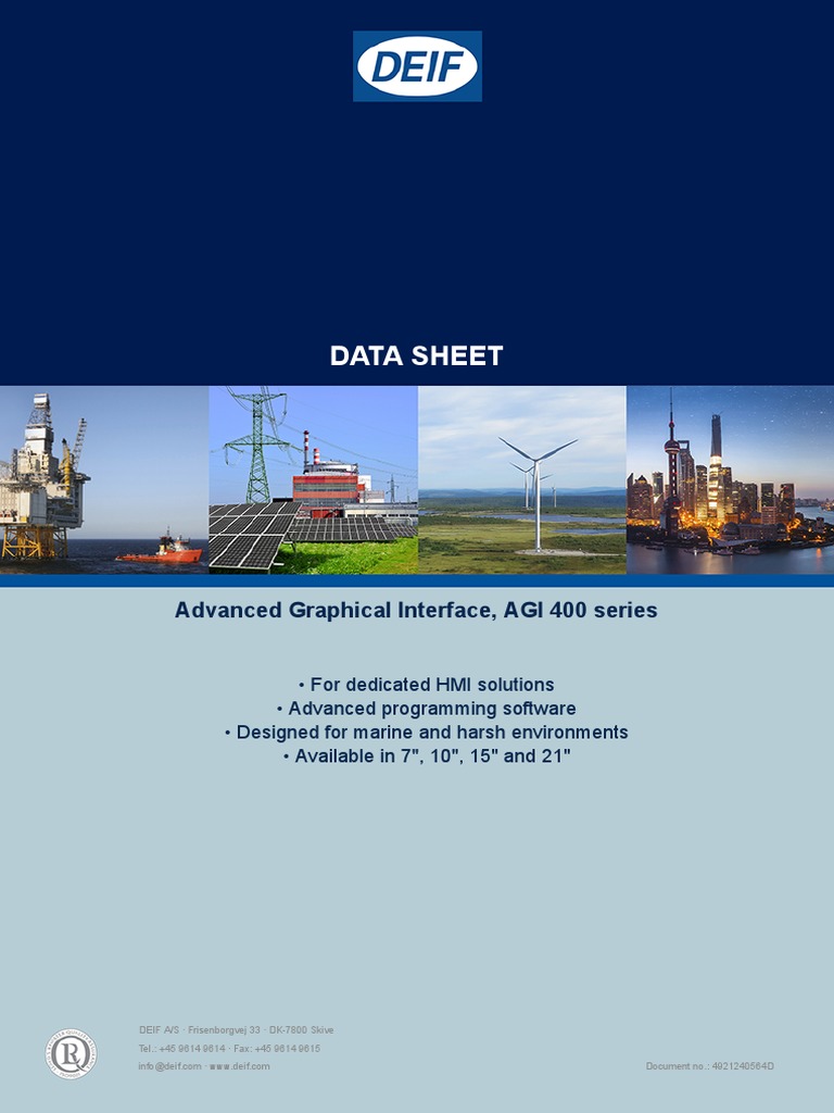 AGI 400 Series Data Sheet 4921240564 UK | PDF | World Wide Web | Internet & Web