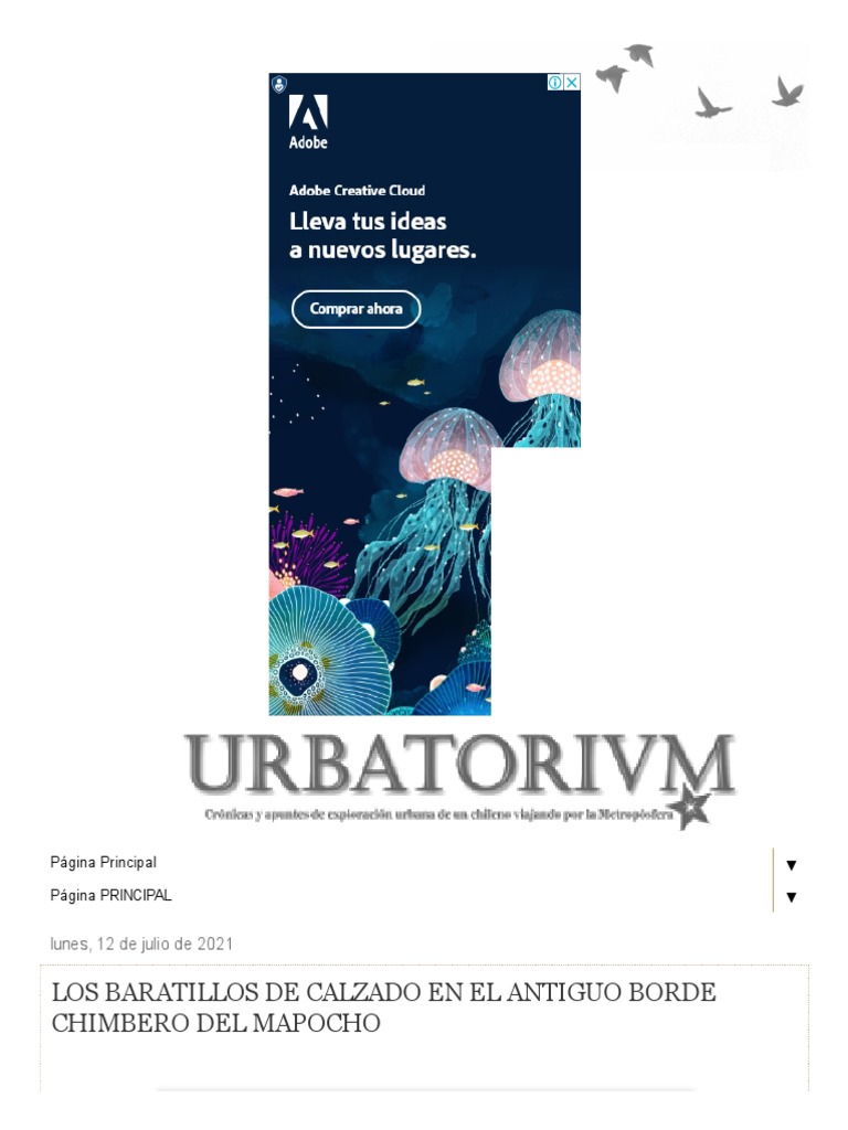 Urbatorivm - Los Baratillos de Calzado en El Antiguo Borde Chimbero Del ...