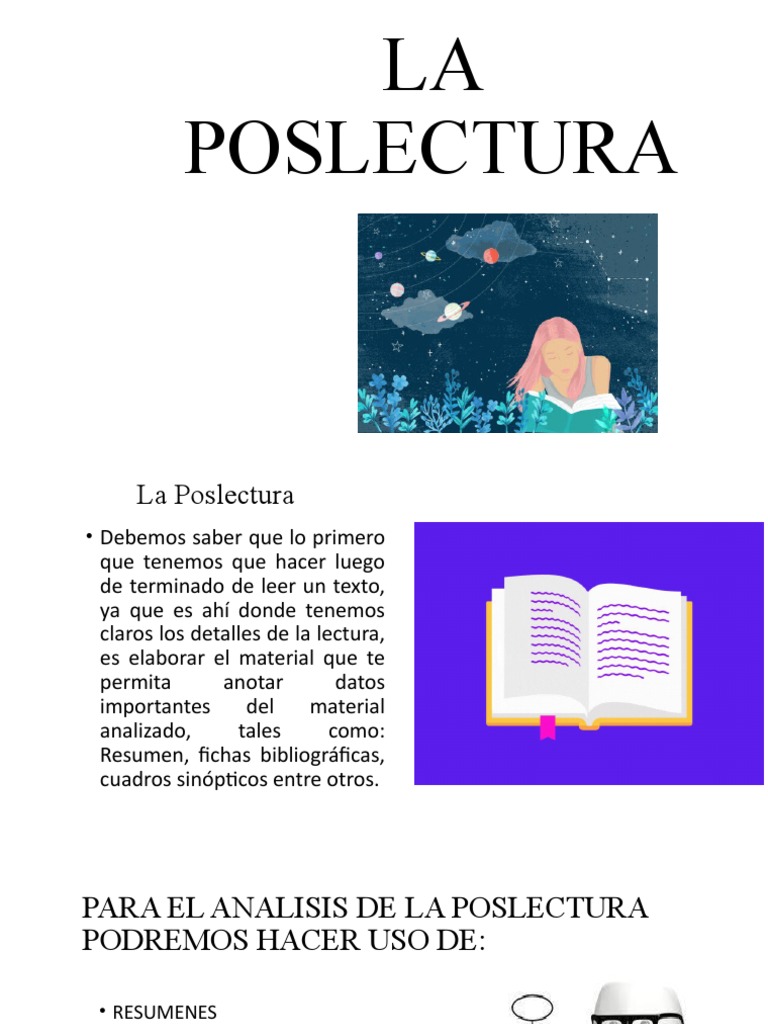 Definición y Ejemplos de Poslectura | PDF