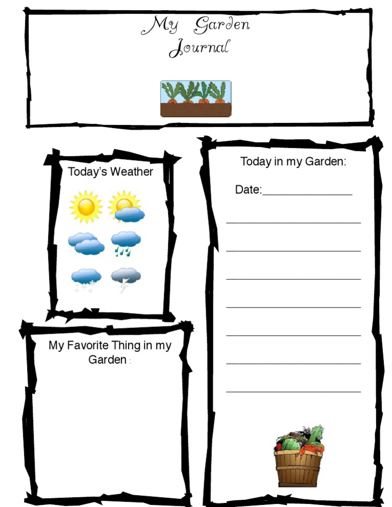 Garden Journal Template PDF | PDF