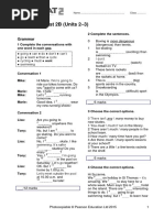 Live Beat 2 - Unit Test 02B | PDF | Sports | Swimming
