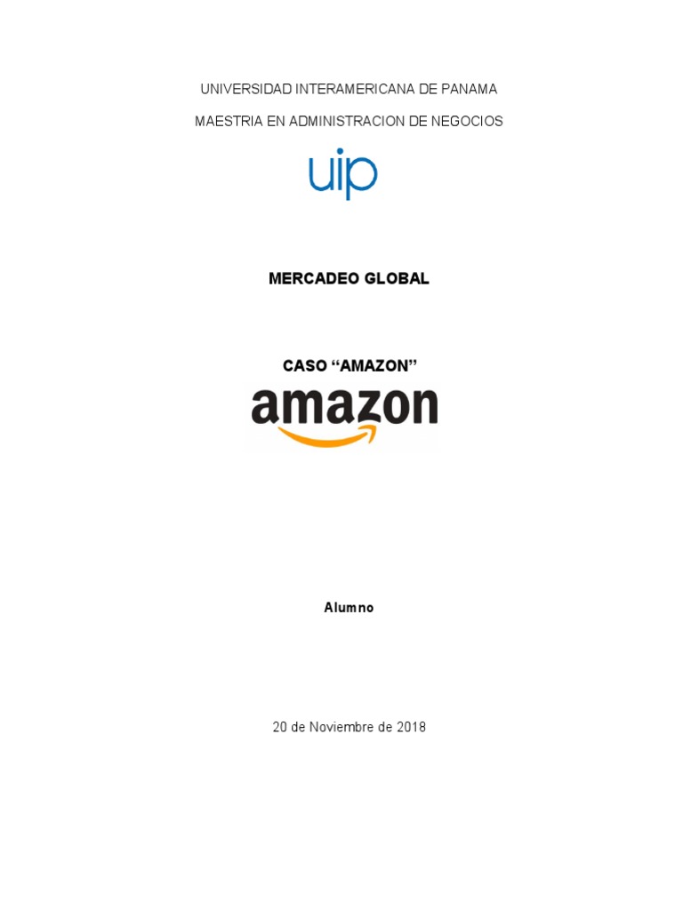 Caso Amazon Rev | PDF | Comercio electrónico | Internet