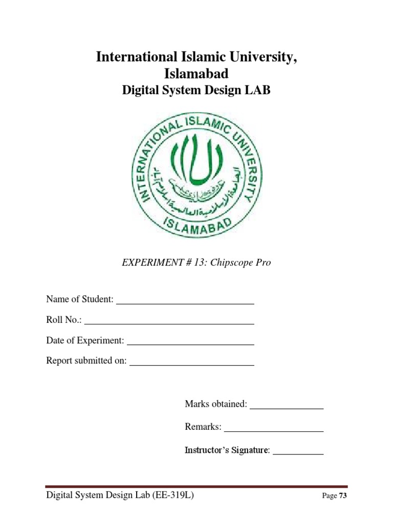 DSD Lab 13 Handout | PDF | Field Programmable Gate Array | Digital Technology
