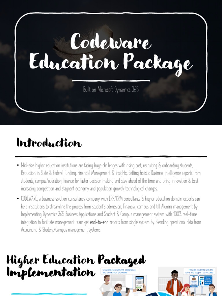 Codeware Education Package | PDF | Enterprise Resource Planning | Business
