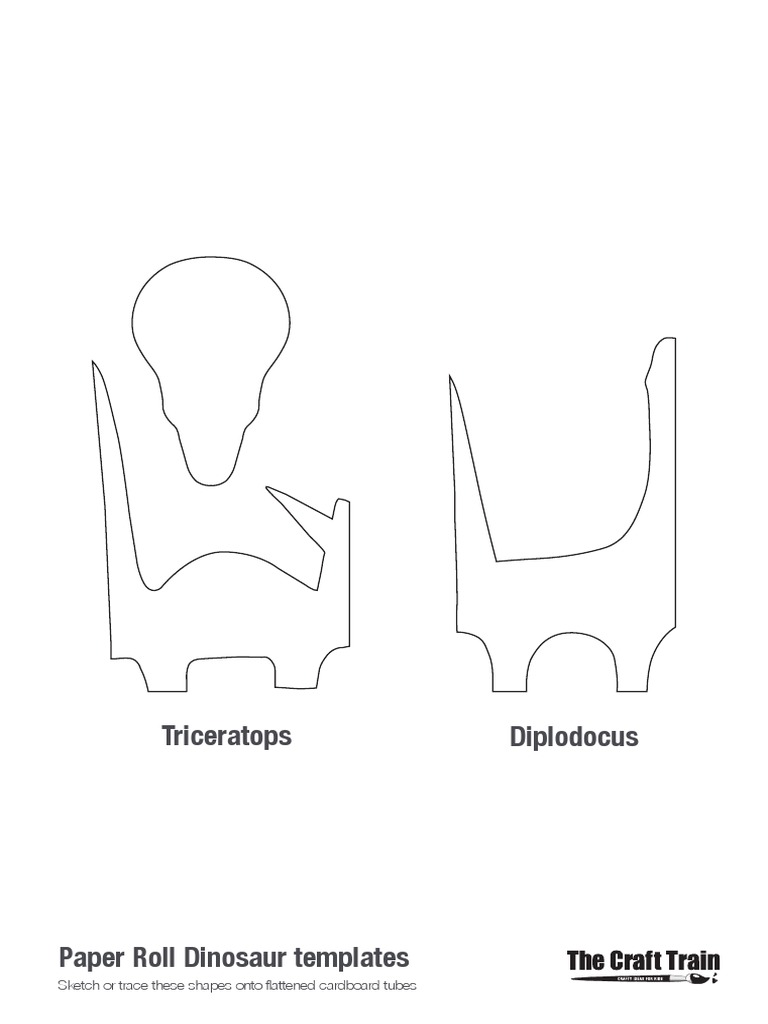 Dinosaur Templates | PDF