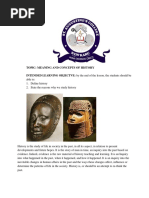 First Term Exam On History For Jss2 2022 | PDF