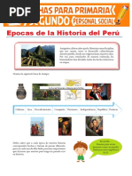 Linea de Las Etapas de La Historia Del Peru | PDF | Perú | Imperio Inca