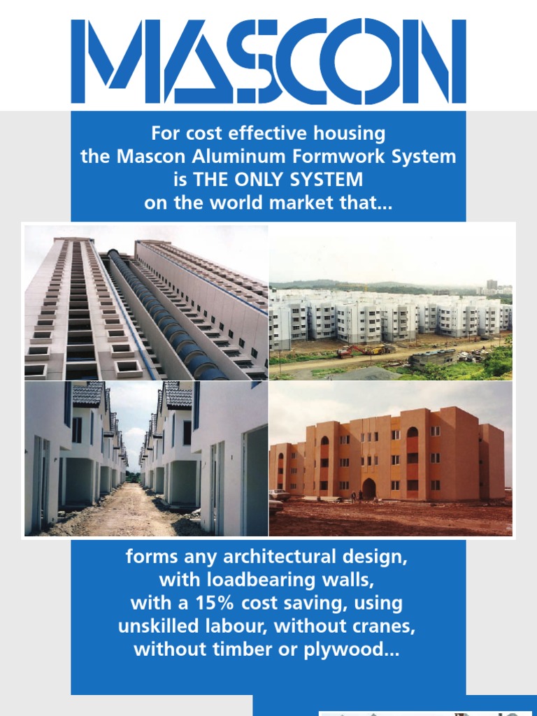 Mascon Construction System - Brochure | PDF | Architectural Design ...