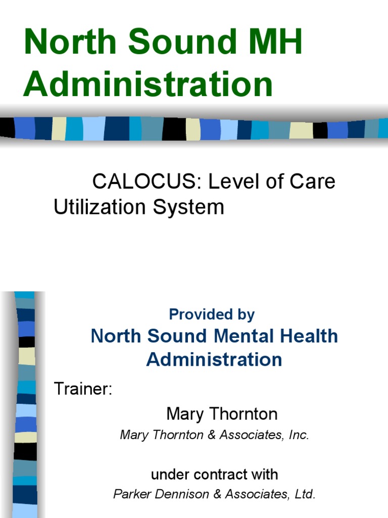 CALOCUS | PDF | Mental Disorder | Psychological Resilience