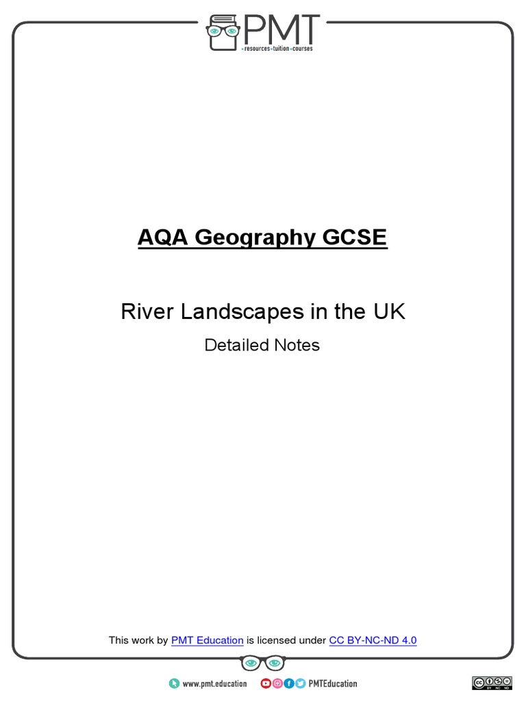 River Landscapes in The UK Notes | PDF | River | Flood