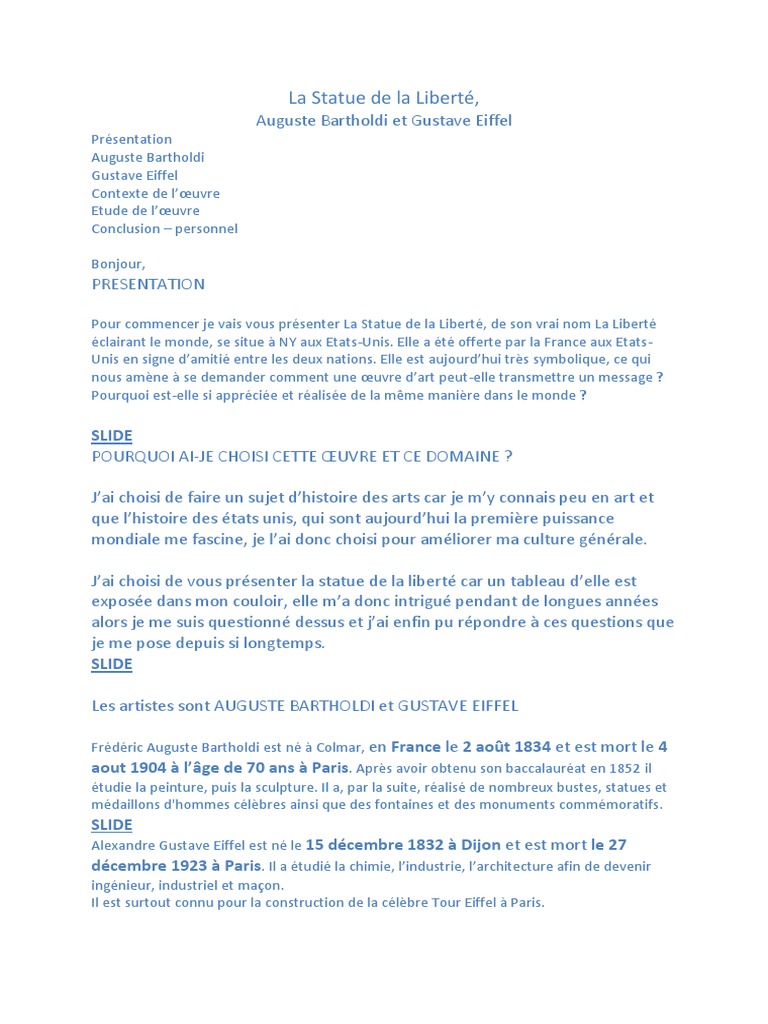 Exemple Oral Brevet Modèles Et Exemple Pour L'oral De Brevet | Canva