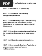Talk Show Script | PDF