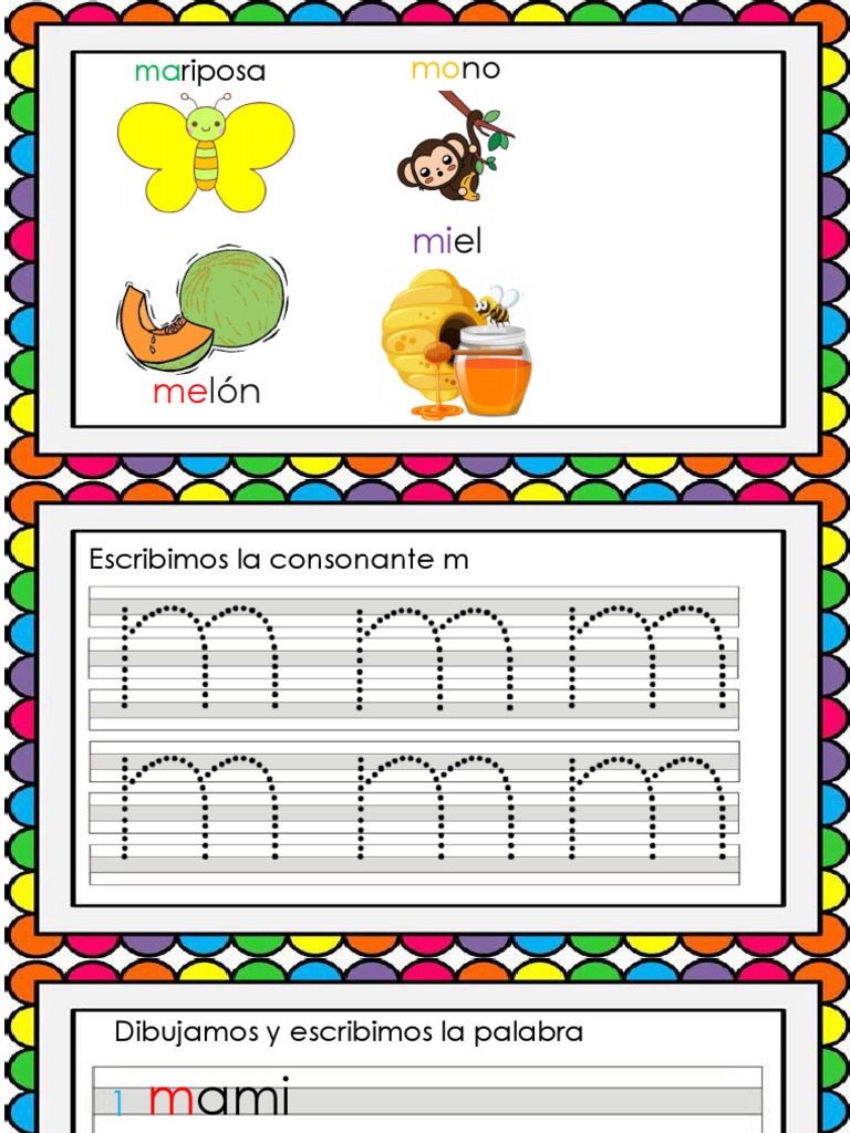 Aprendemos Con La M | PDF