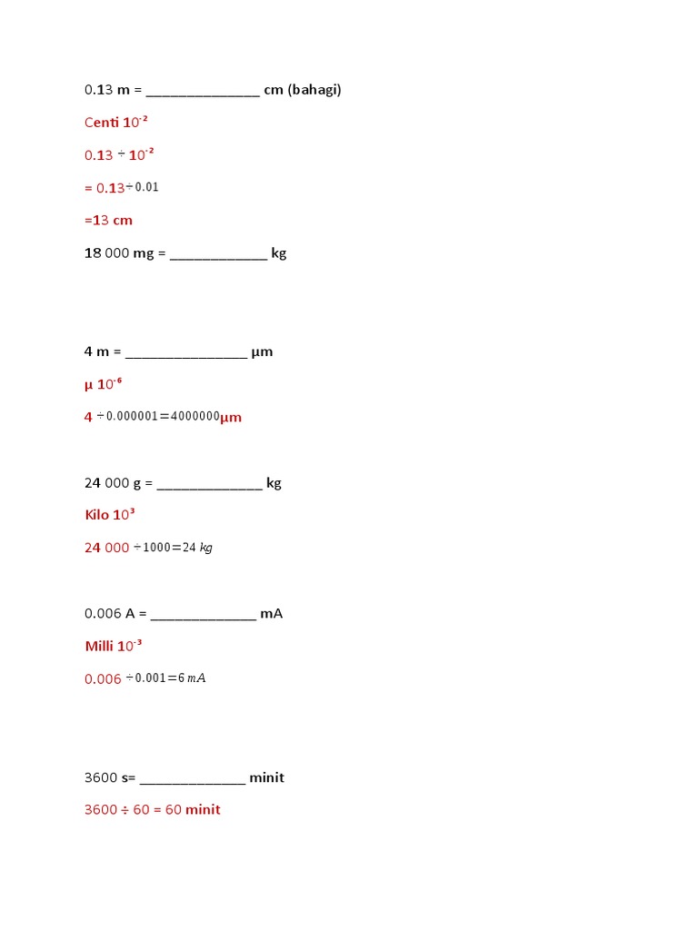 Jawapan Soalan Form1 | PDF