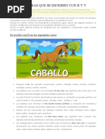 Palabras con B y V para Niños | PDF