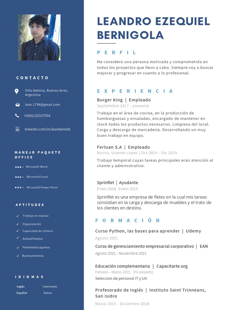 CV - Leandro Bernigola | PDF