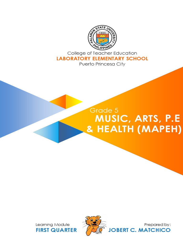Music, Arts, & Health (Mapeh) : Grade 5 | PDF | Learning | Feeling