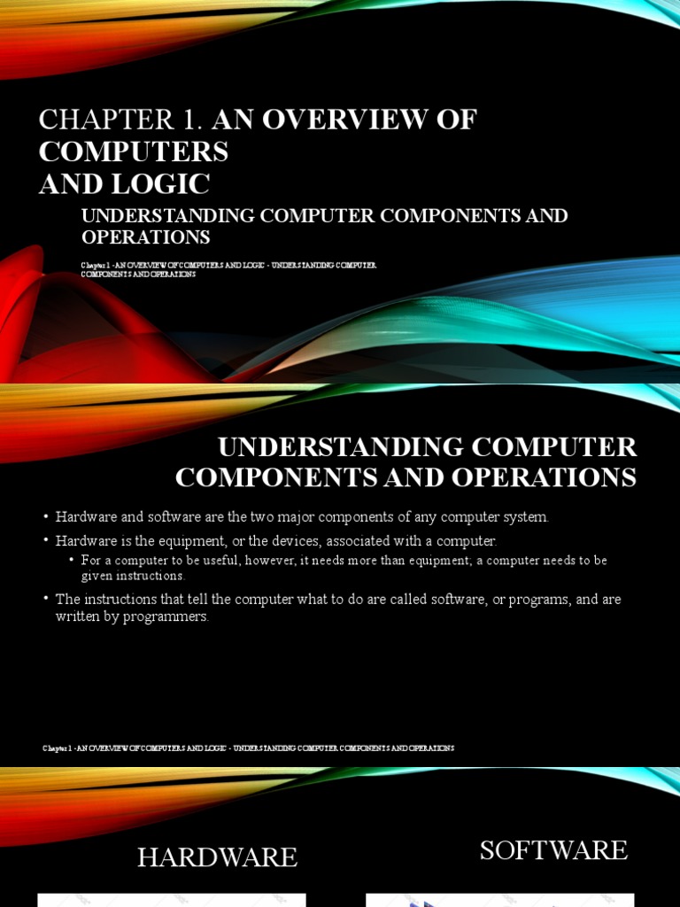01-Understanding Computer Components and Operations - 2 (With Drawing) | Download Free PDF ...